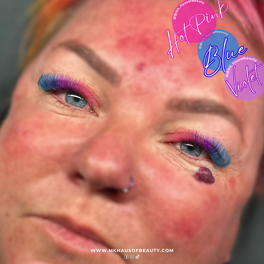 MK Premade Coloured Lashes – MK Haus Of Beauty