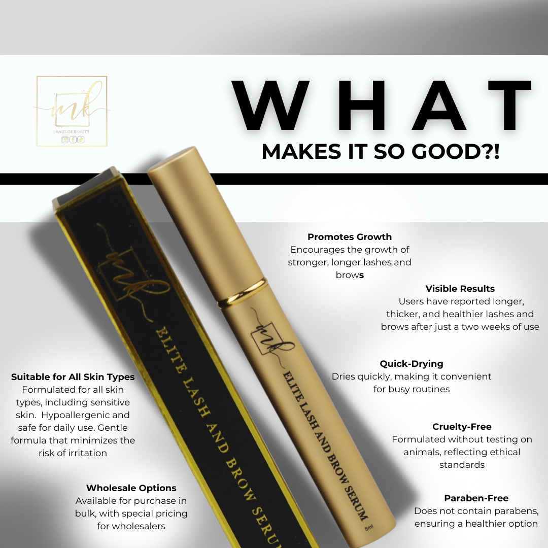 MK Elite Lash & Brow Serum – MK Haus Of Beauty